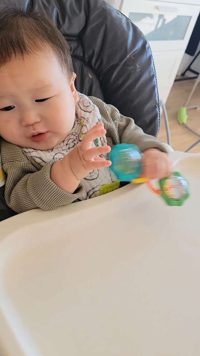 Watch Bright Starts Rattle & Shake Barbell Toy, Ages 3 Months and Up on ...