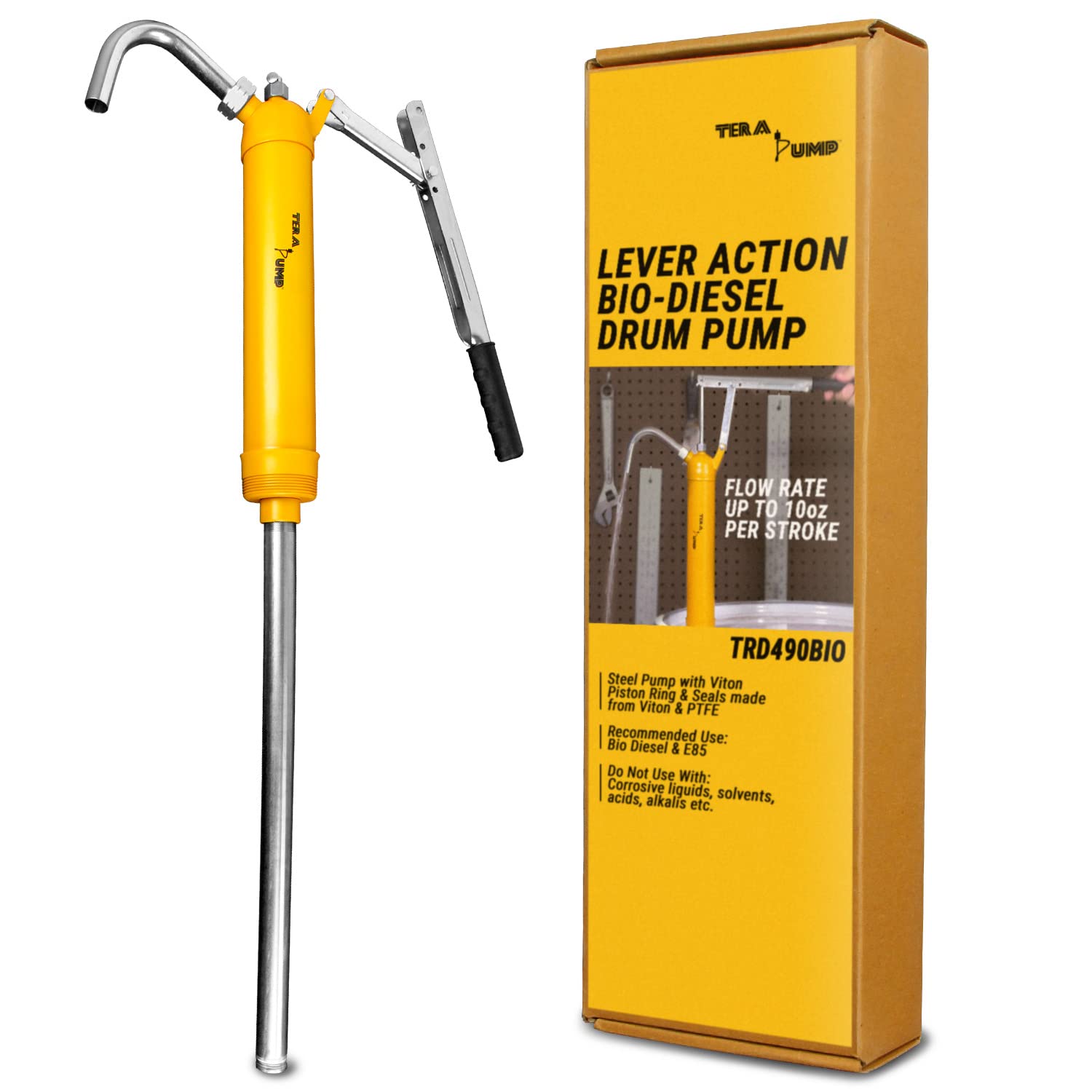 Amazon.com: TERA PUMP Stainless Self Priming Hand Lever Action Pump ...