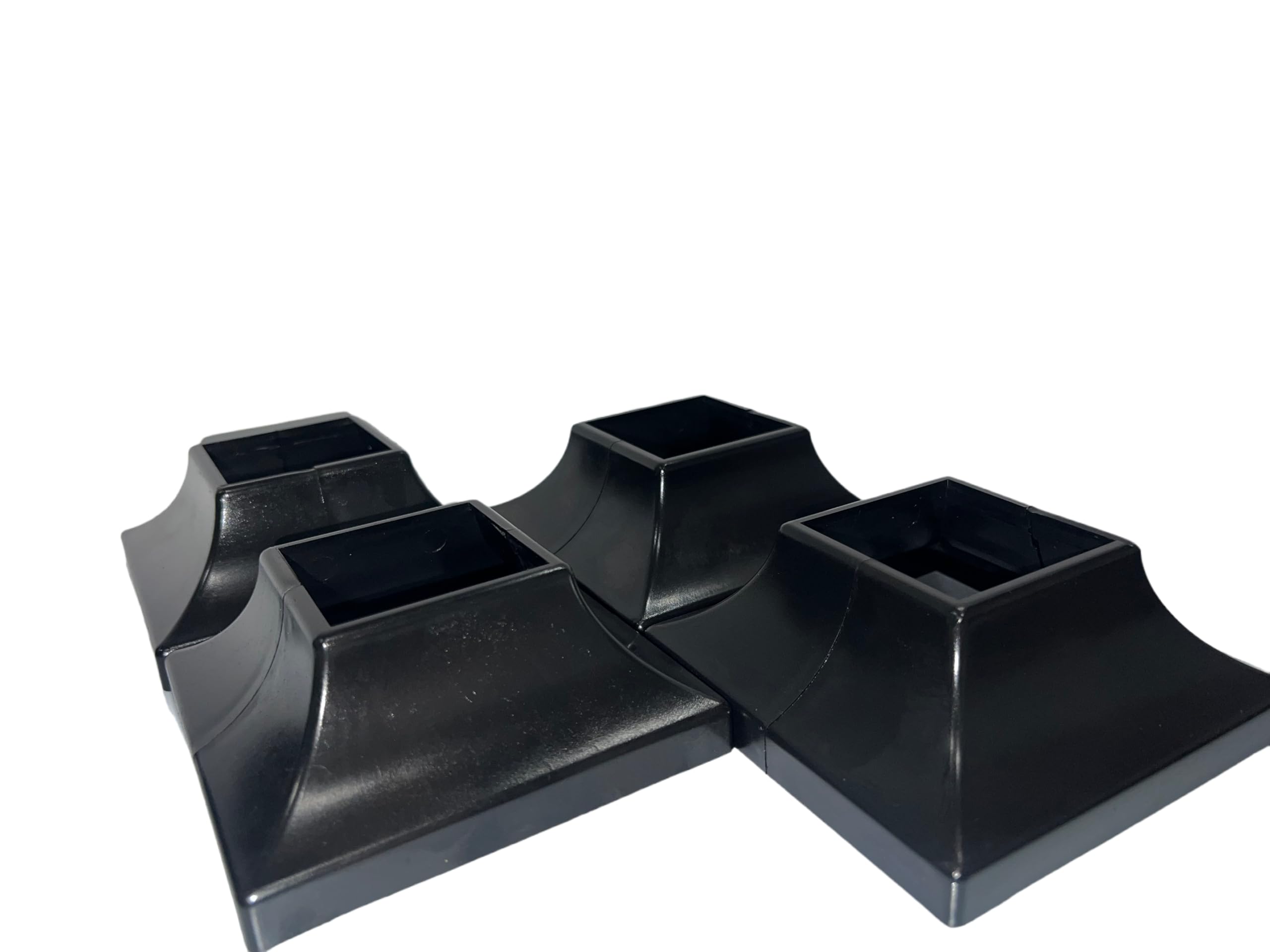 JMSteelLLC Plastic Interlocking Post Cover Skirt 2" X 2'' for Post and ...