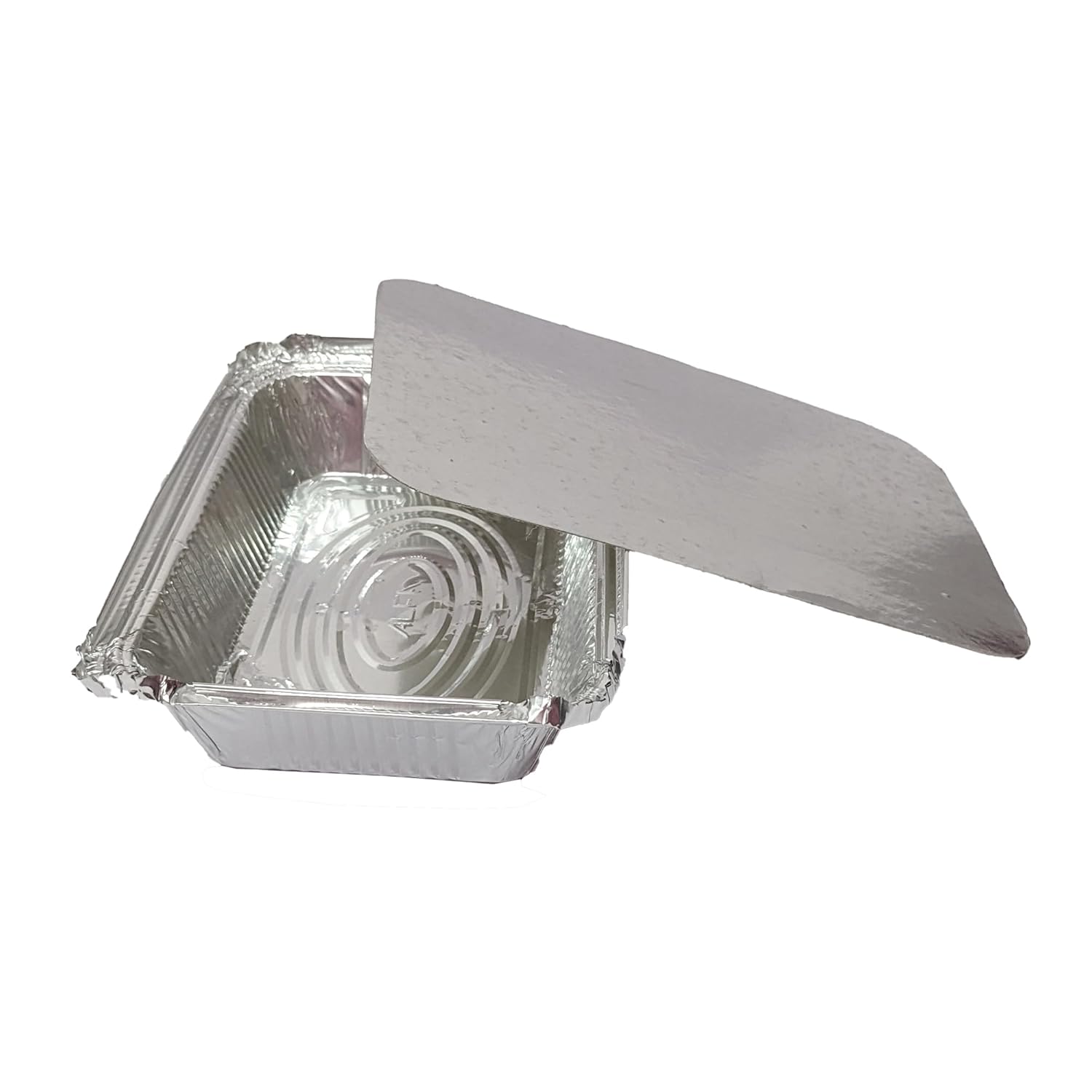 Buy JS Aluminium Silver Foil Container 750ml, Food Storage Disposable ...