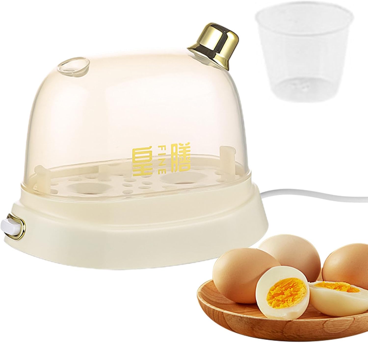Amazon.co.jp: BLUME Healthy Choice Electric Egg Steamer, Hard-boiled ...