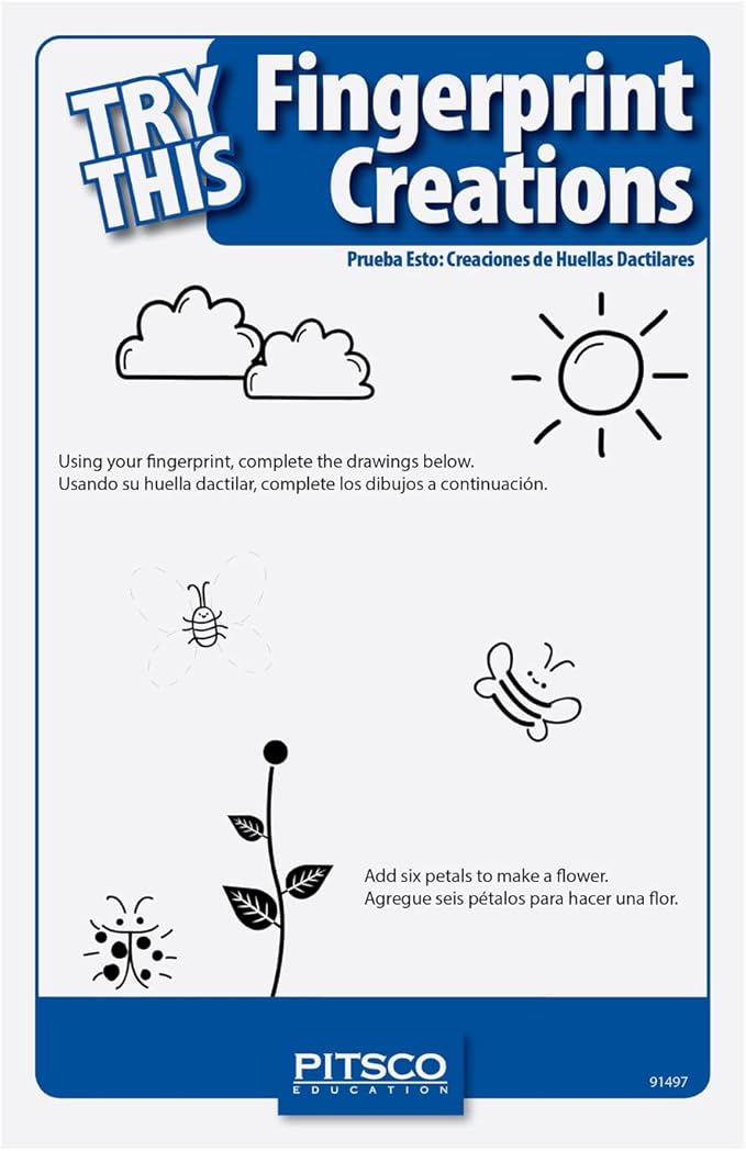 Amazon.com: Pitsco Education Try This Fingerprints Kit, STEAM Project ...