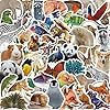 Amazon.com: Cute Animal Stickers for Kids Teens, Zoo Animals Stickers ...