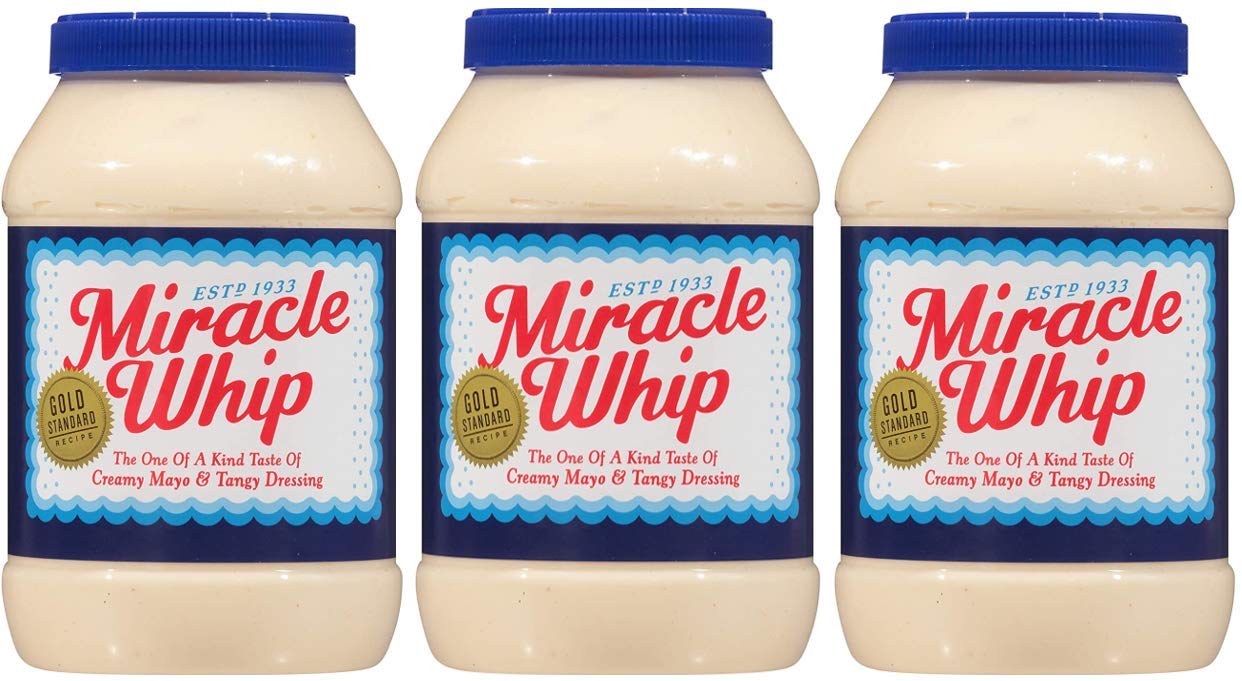 Amazon.com : Miracle Whip Original Dressing, 30 fl oz Jar (3 jars ...