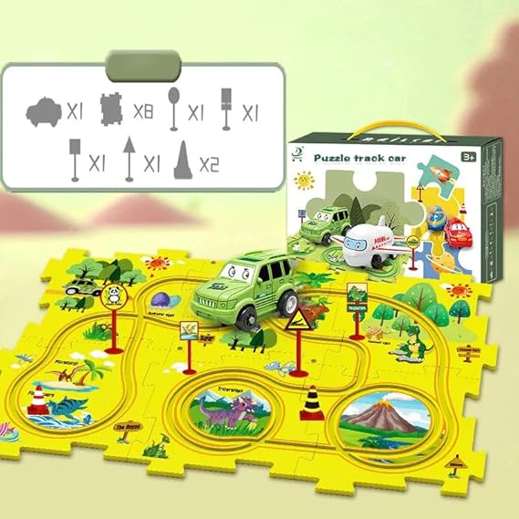 Amazon.com: Puzzle Racer Car Track Set - 2024 Best Children's ...