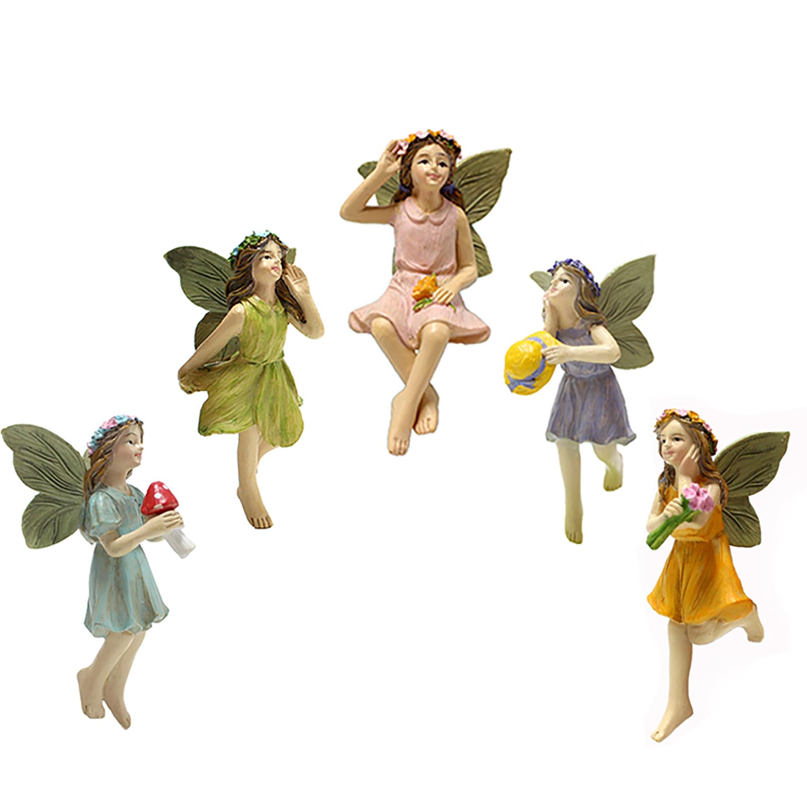 KOCNYDEY Garden Miniatures Fairies Mini Garden Figurine Fairies Decor ...