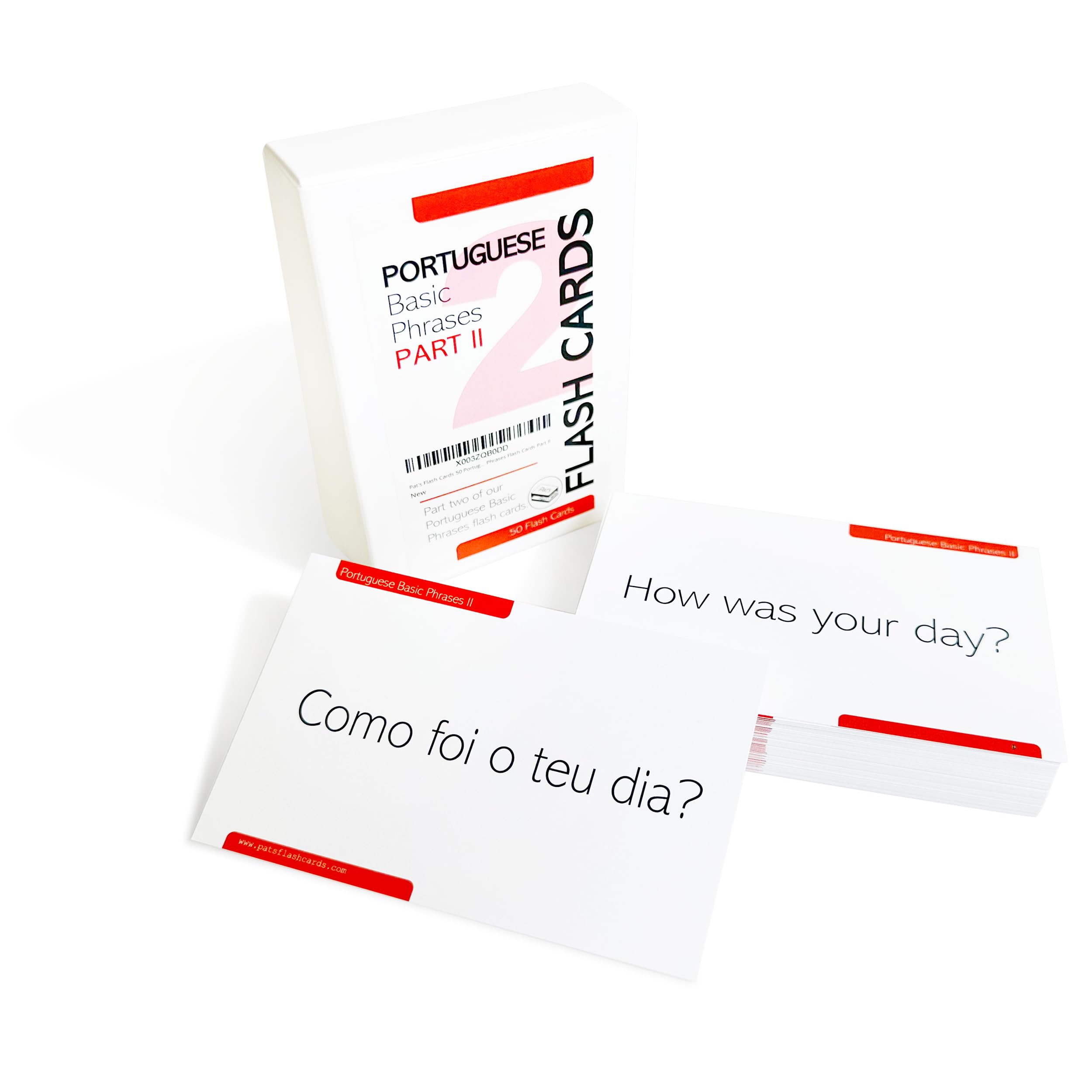 Snapklik.com : Pats Flash Cards 50 Portuguese Basic Phrases Flash Cards ...