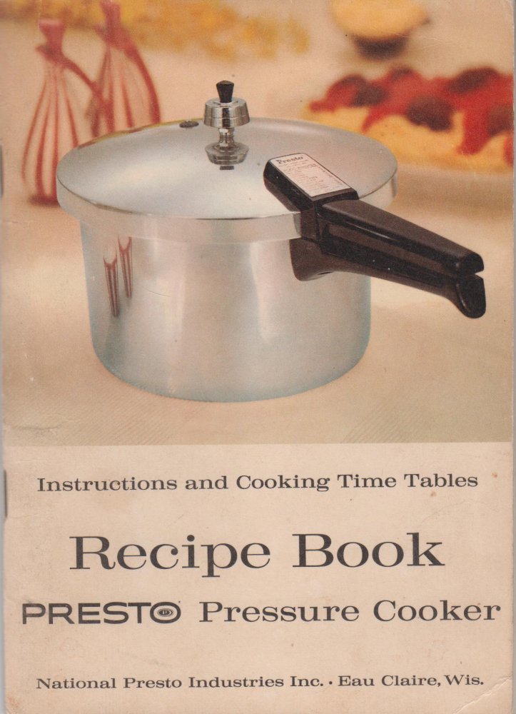 RECIPE BOOK, PRESTO PRESSURE COOKER: Amazon.com: Books