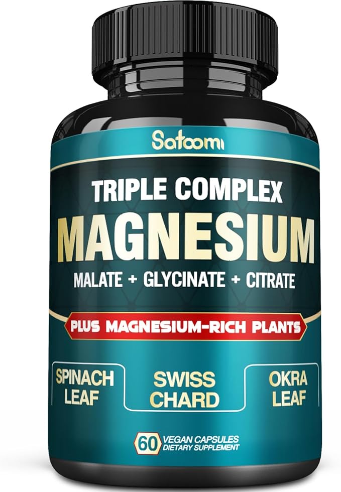 15500 mg Triple Magnesium Complex Supplement - High Concentrated with ...