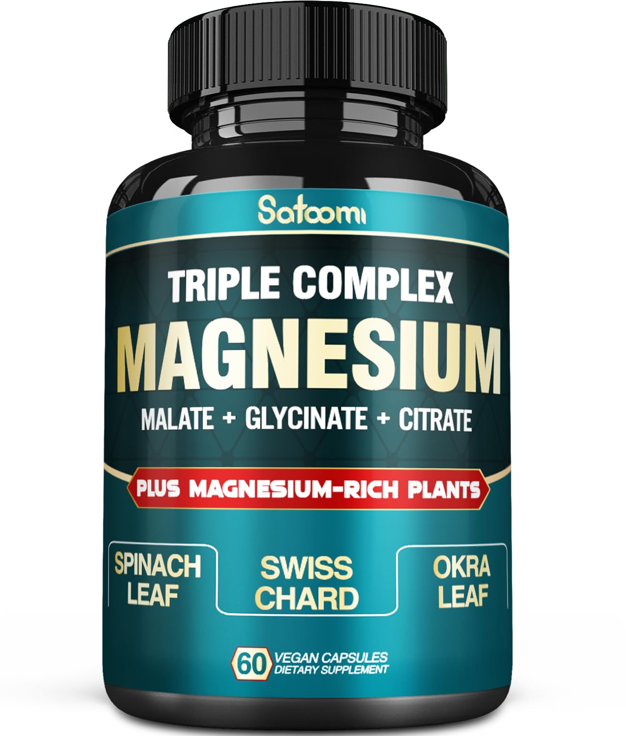 15500 mg Triple Magnesium Complex Supplement - High Concentrated with ...
