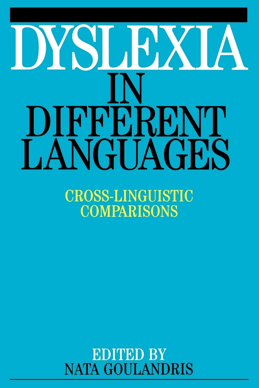 Dyslexia in Different languages: 12 (Dyslexia Series (Whurr)): Amazon ...