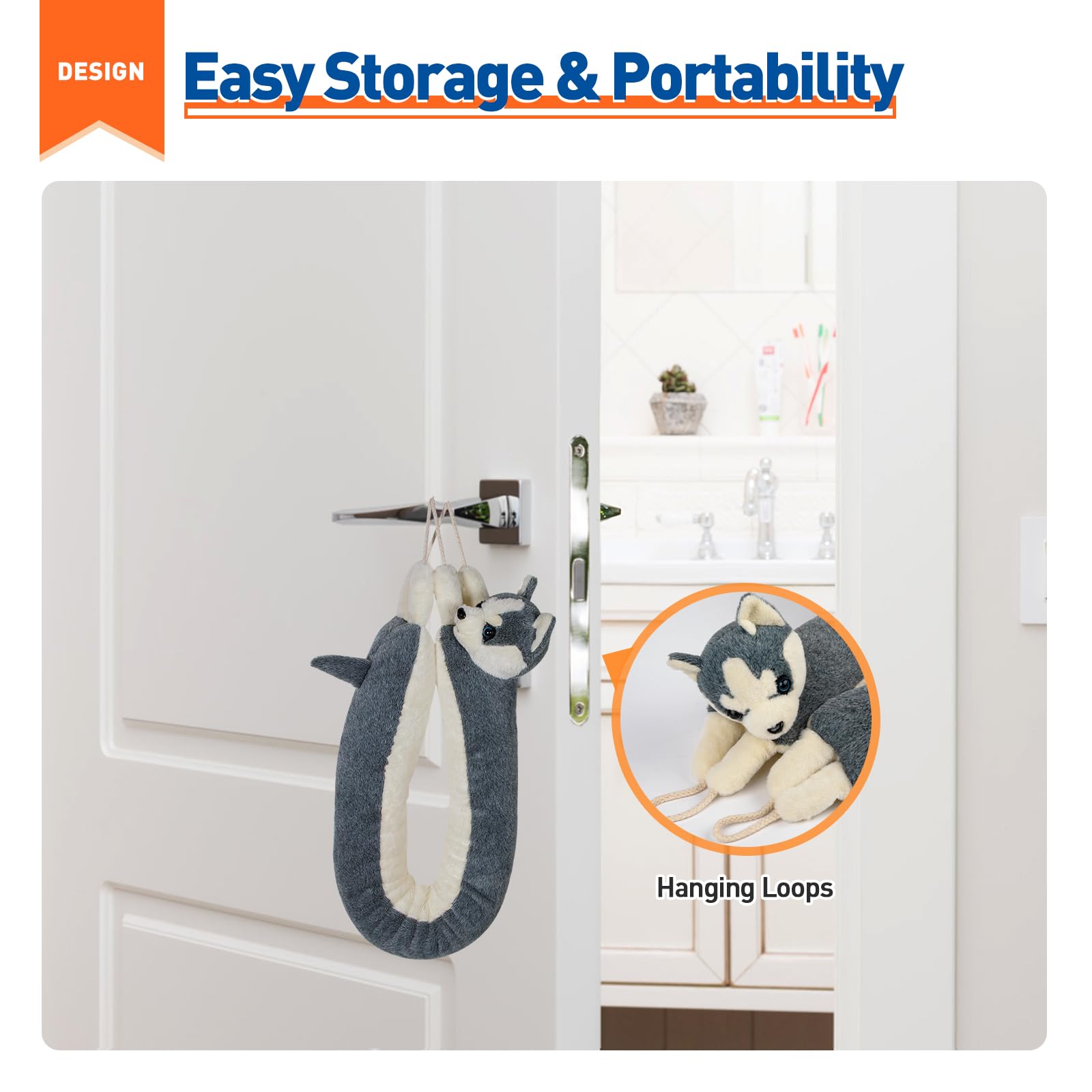 Snapklik.com : MAGZO Under Door Draft Stopper 36 Inch, Weighted Animal ...
