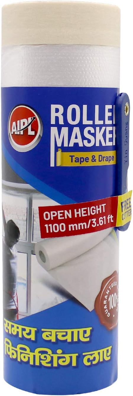 ABRO Roller Masker Tape & Drape Multipurpose Self Adhesive Masking Film ...