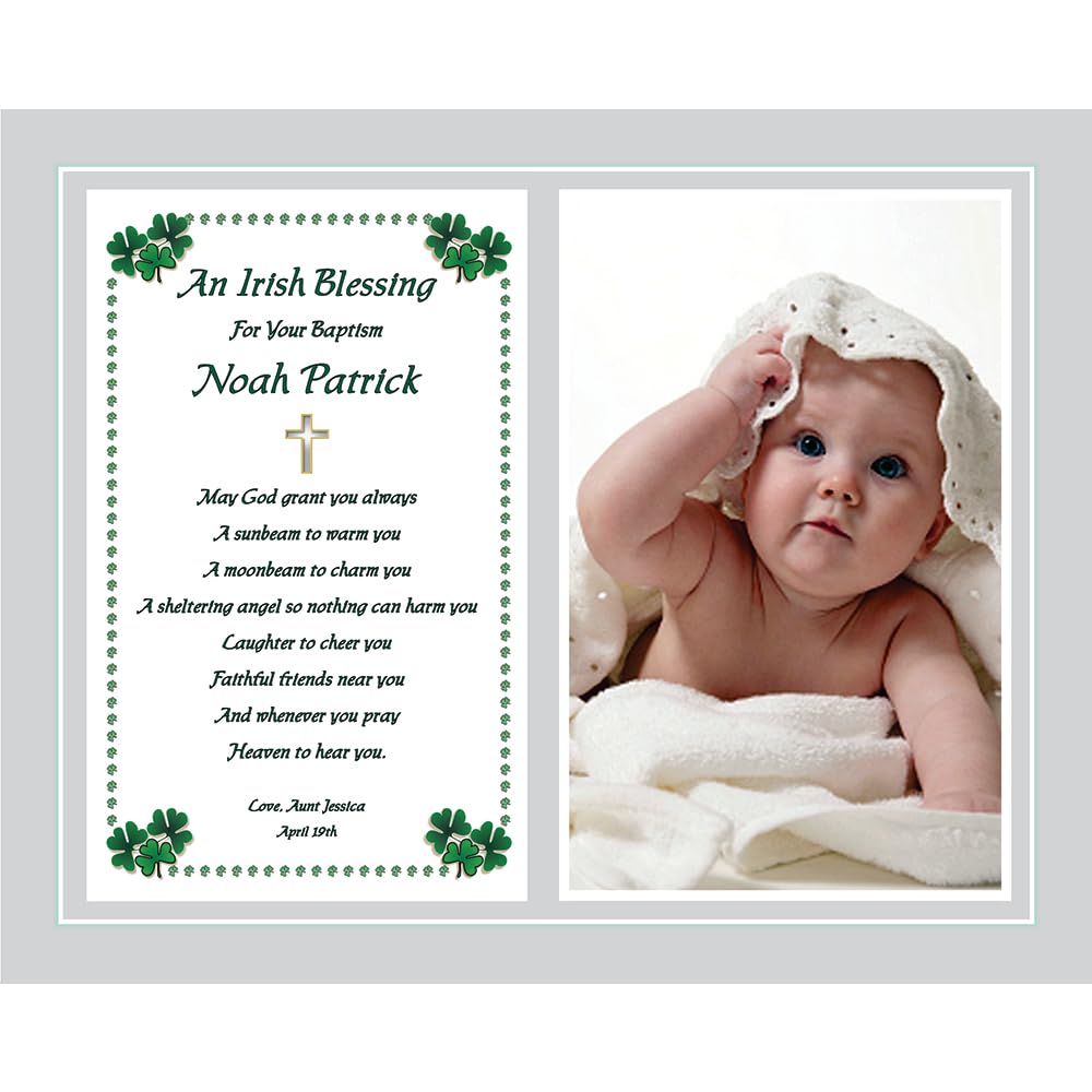 Irish Baby Blessing Poem Poetry Gifts 1st Communion Gift Irish