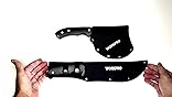 WORKPRO Axe and Fixed Blade Knife Combo Set, Full Tang, Wood Handle ...
