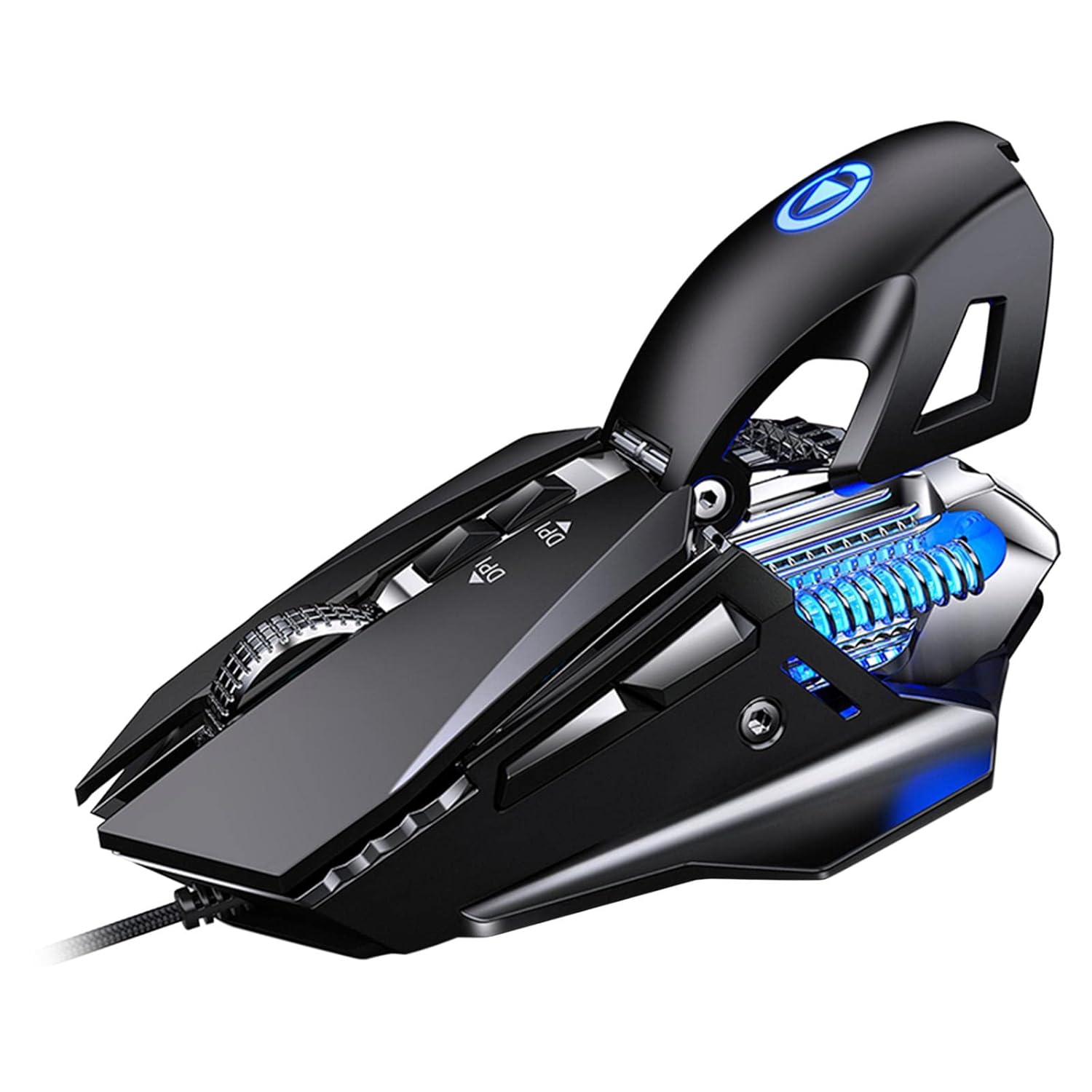 Amazon.in: Buy UJEAVETTE® G10 Mechanical Gaming Mouse Wired Programming 7200 Dpi with Flap Tail ...