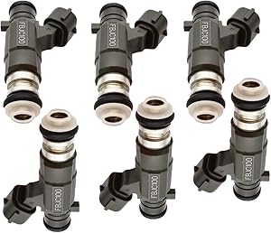 Amazon.com: Pack of 6PCS Fuel Injector 16600-5L700 FBJC100 For Nissan ...