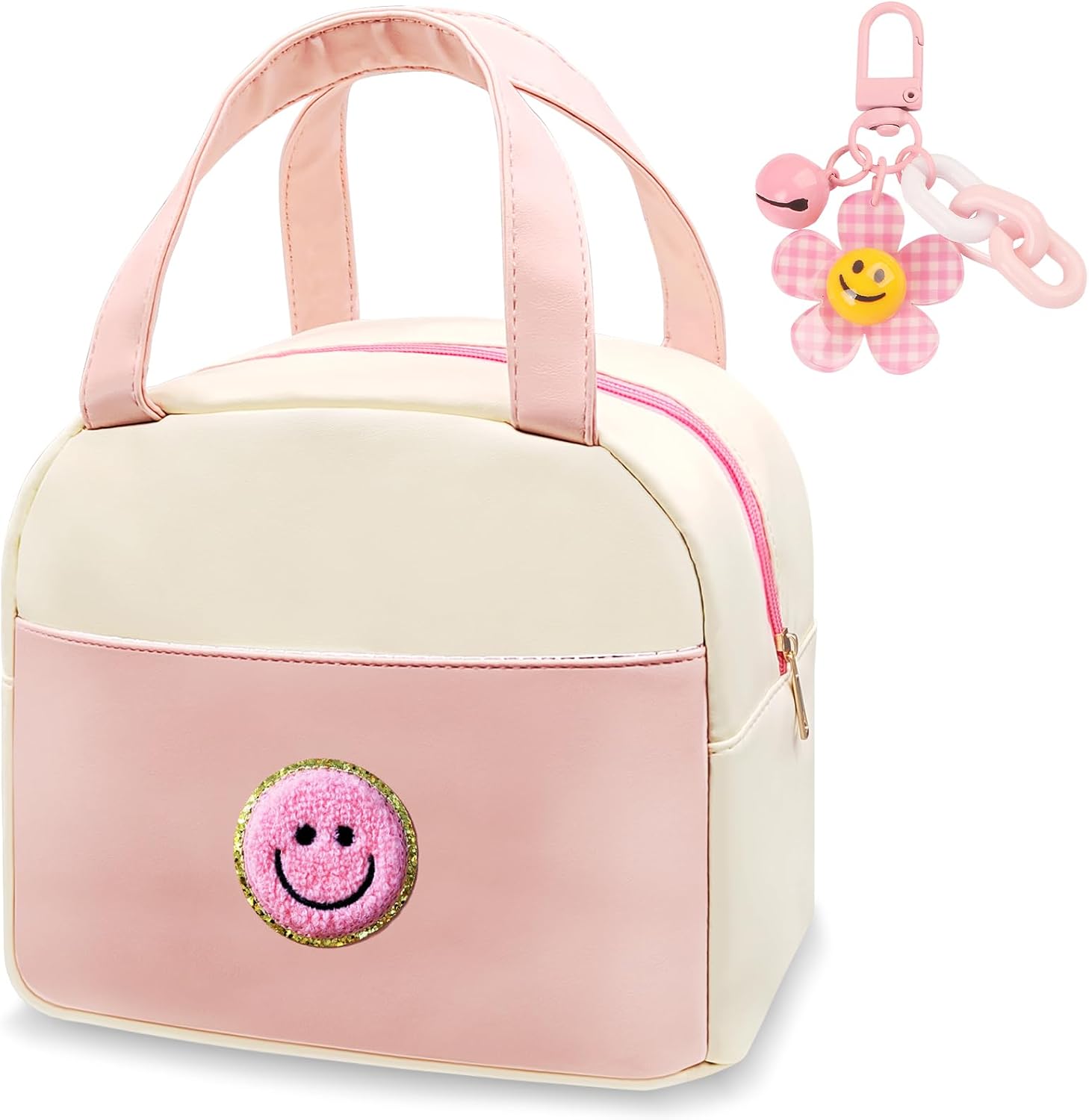 Amazon.com: FRMARCH Insulated Lunch Box for Girls Women, Preppy Lunch ...