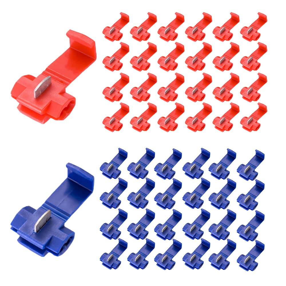 Automotive Wire Junction Strip 100 Pcs Scotch Lock Wire Connectors