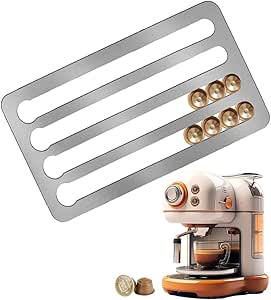 Kapselhalter für Nespresso Kapseln Aufbewahrung 40.5x22cm Edelstahl ...