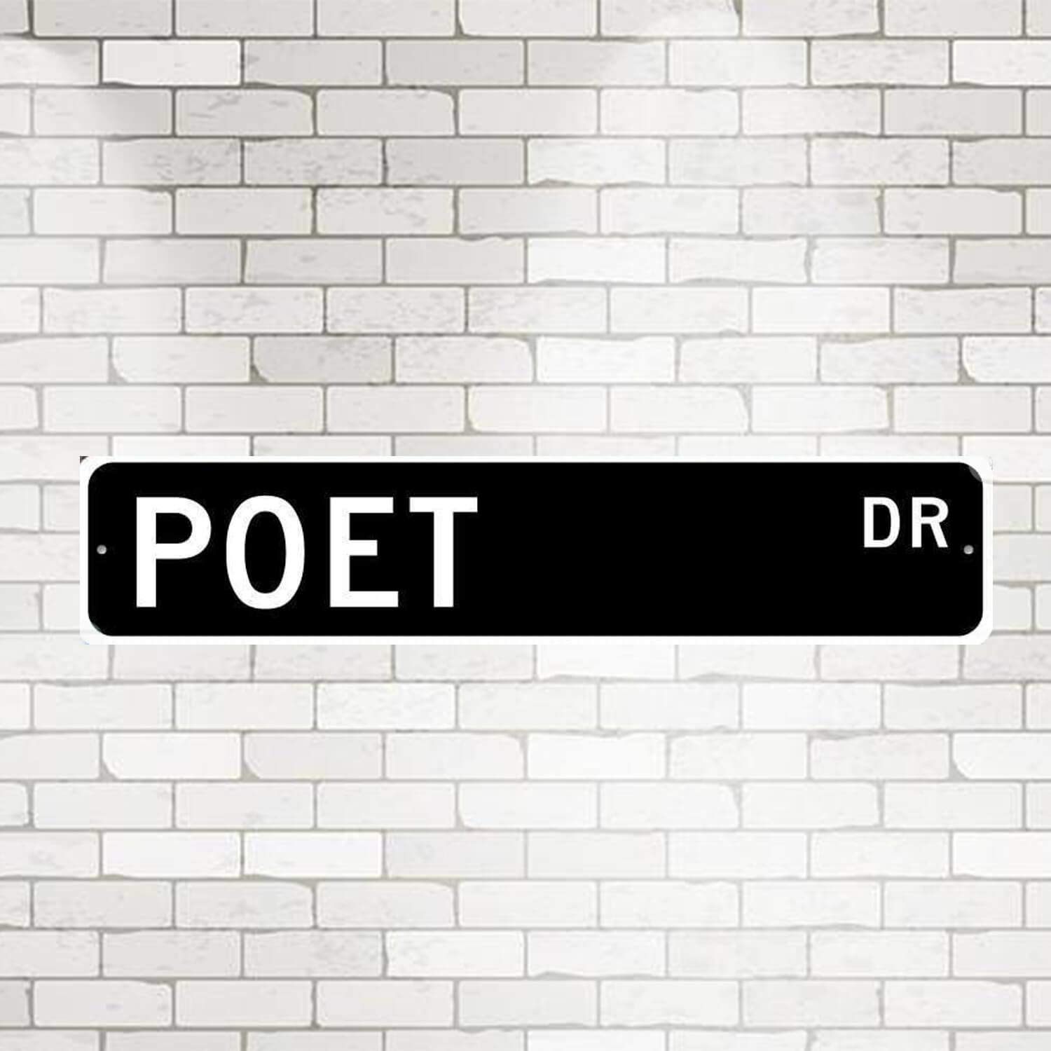 Amazon.com: Wisesign Tin Signs Home Decoration Poet Gift Sign Writer ...