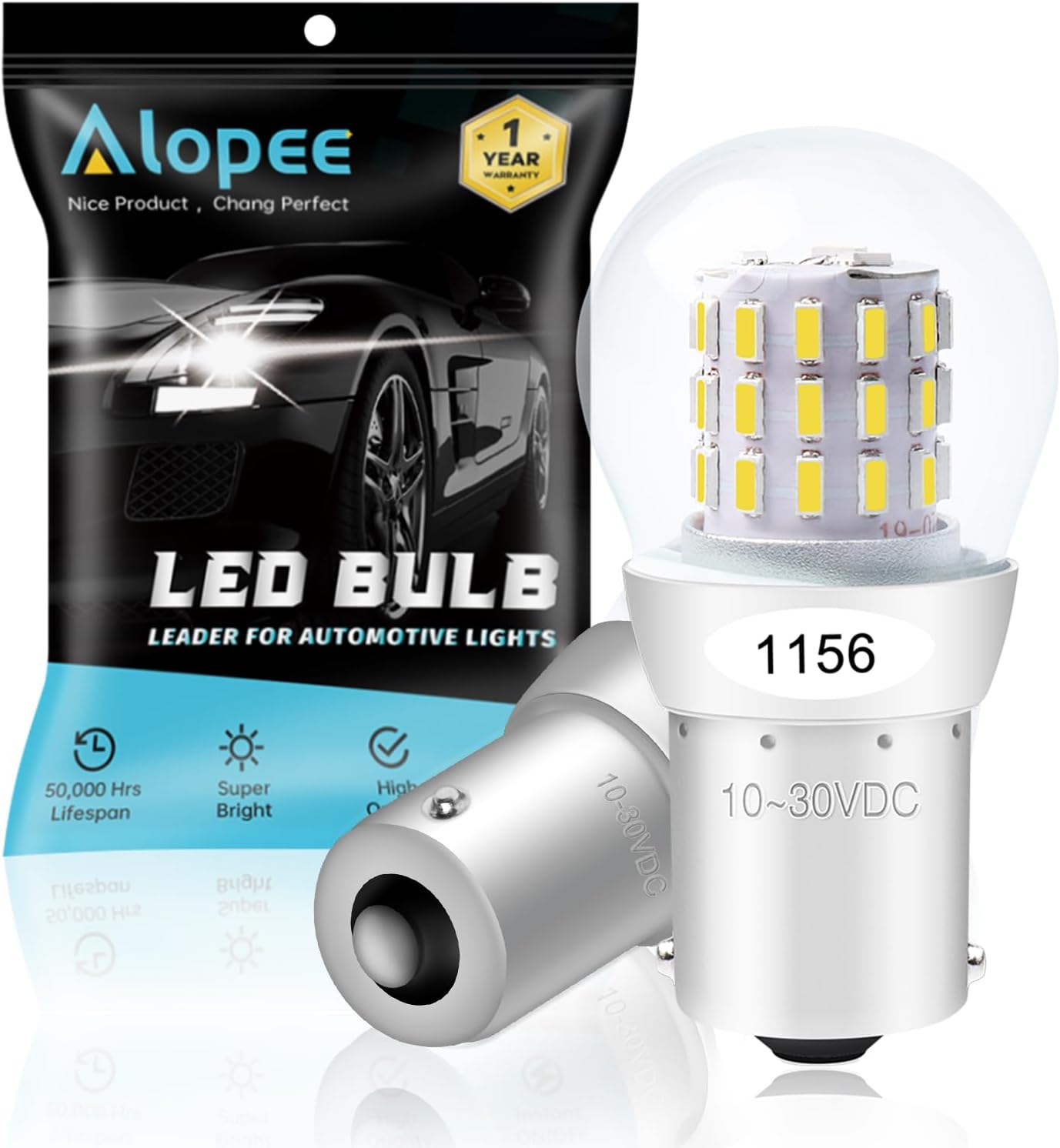 Amazon.com: Sinytuto 2 PCS Car 1156 LED Single Contact Turn Signal ...