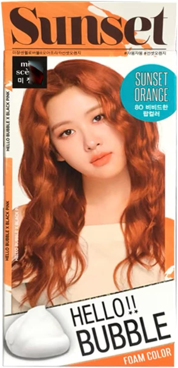 Amazon.com: Hair Color Primer, Mise en Scene Hello Bubble Foam Color ...