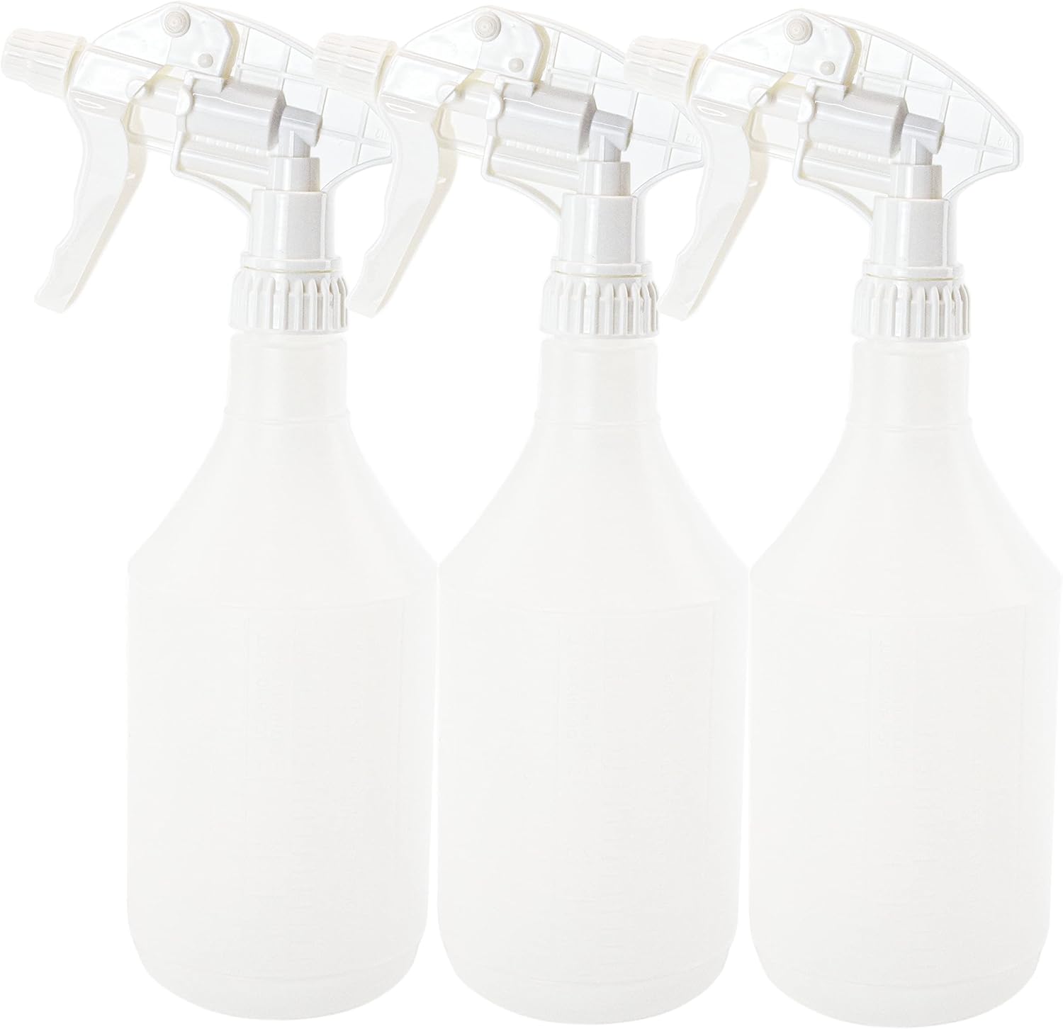 Clay Roberts Water Spray Bottles - Pack of 3, White, 750ml, Jet & Mist ...
