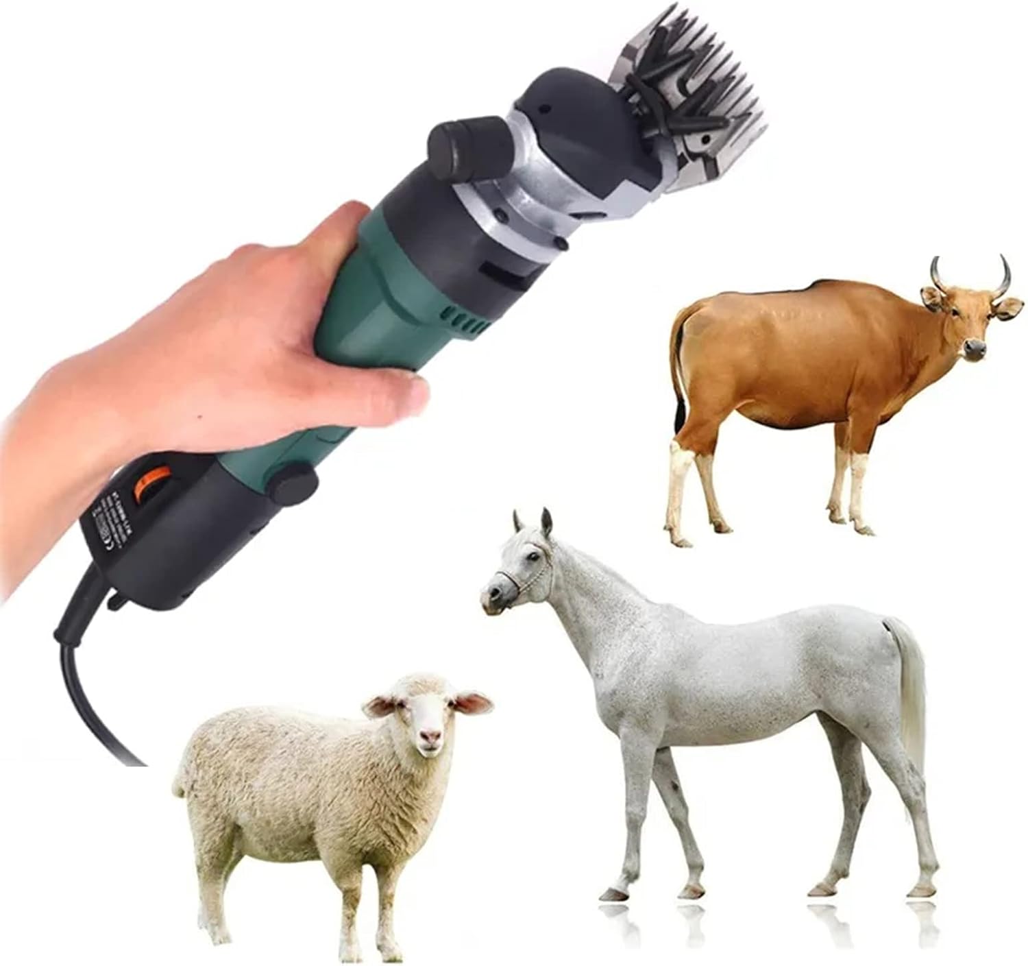 Amazon.com: Sheep Shears Electric Clippers, 6 Gears Speed 9-teeth ...