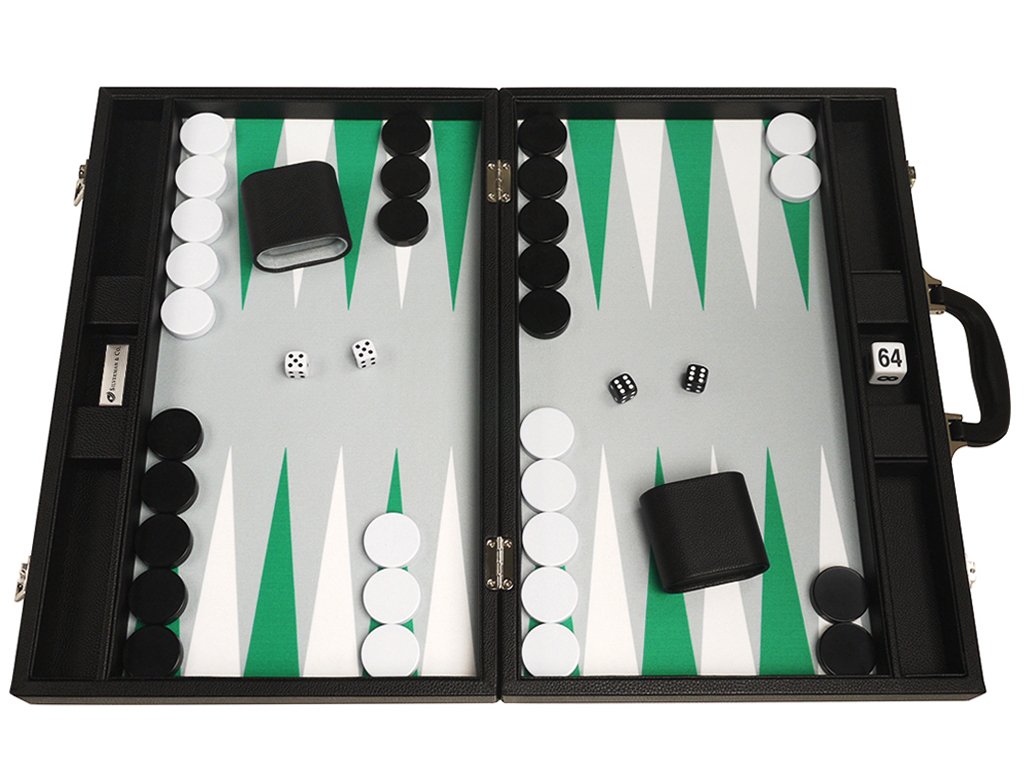 Amazon.com: 19-inch Premium Backgammon Set - Large Size - Black Board ...