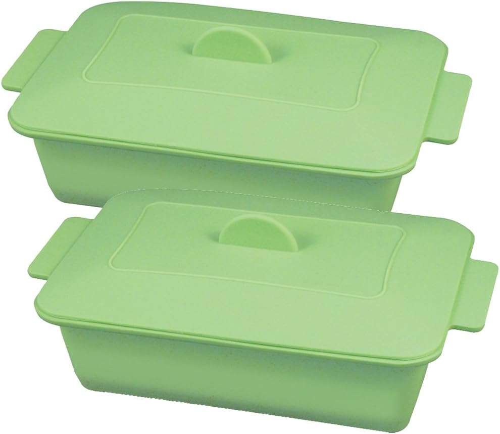 Amazon.com: Cuore silicon square steamer set of 2 Green CM-2G (japan ...
