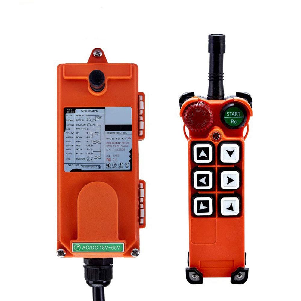 Hoist Radio Remote Control Industrial Wireless Crane Remote Control Kit ...