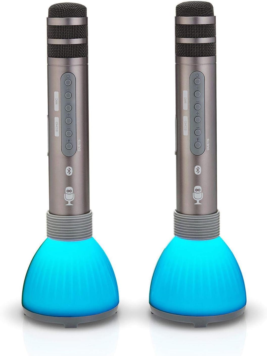 Amazon.com: Singing Machine Duet Karaoke Wireless Microphones ...