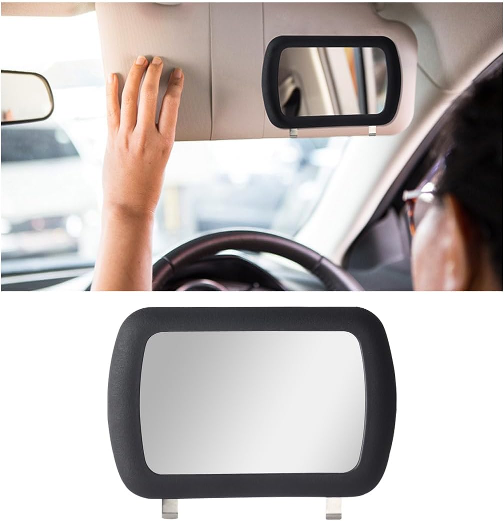 Amazon.com: Custom Accessories 70003 Black Deluxe Visor Mirror : Automotive