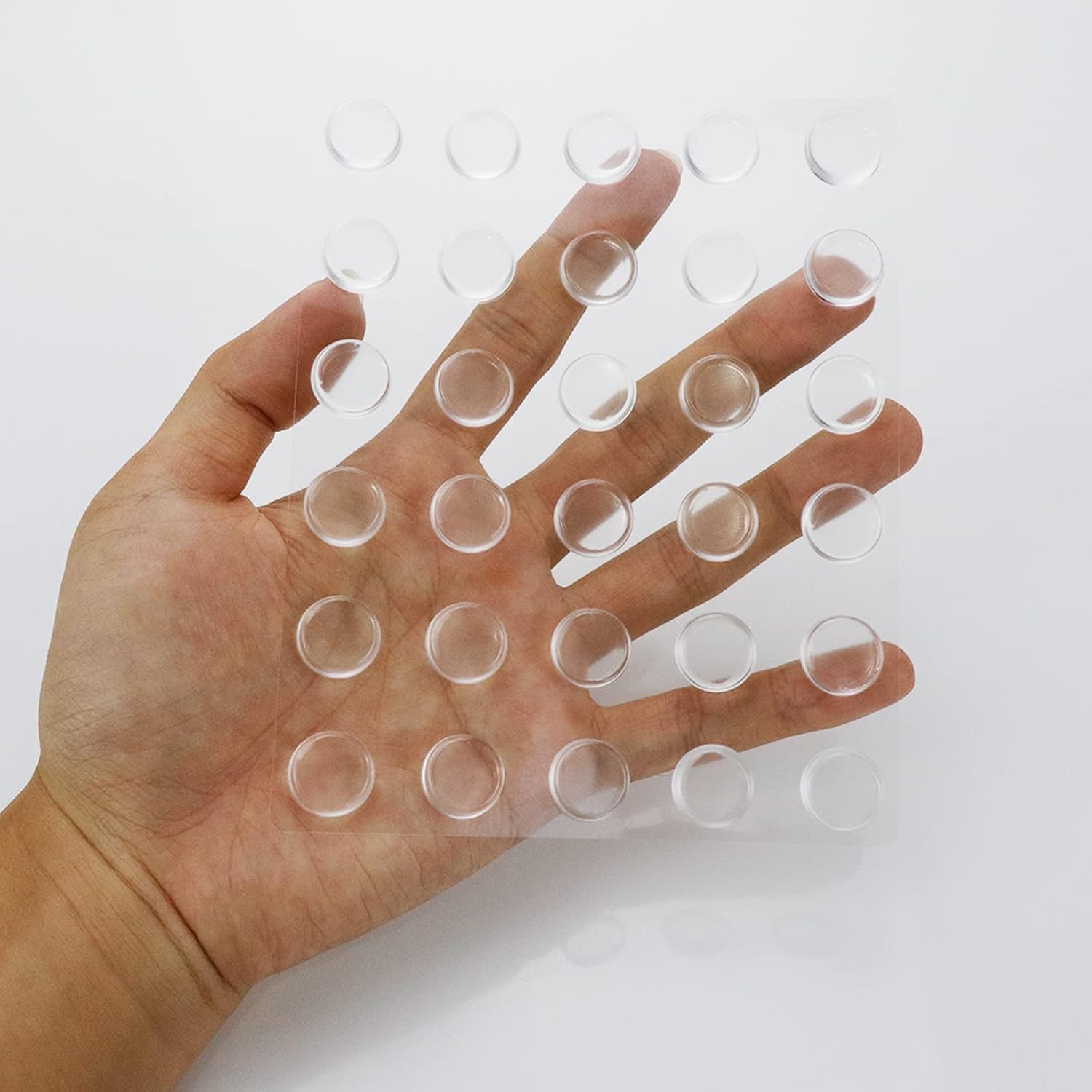 Amazon.com: Dahszhi 30Pcs Clear Door Knob Wall Shield,Soft Rubber Wall ...