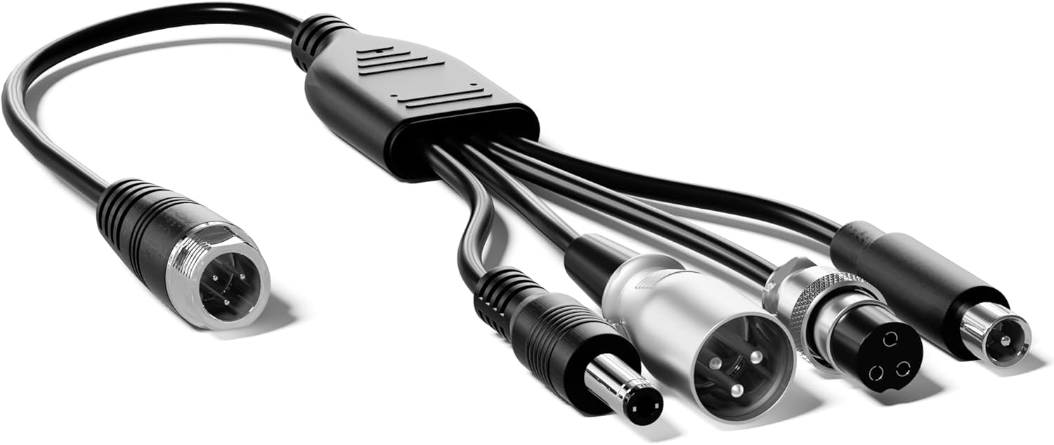 Amazon.com: Universal GX12 Battery Charger Extension Cable for Scooter ...