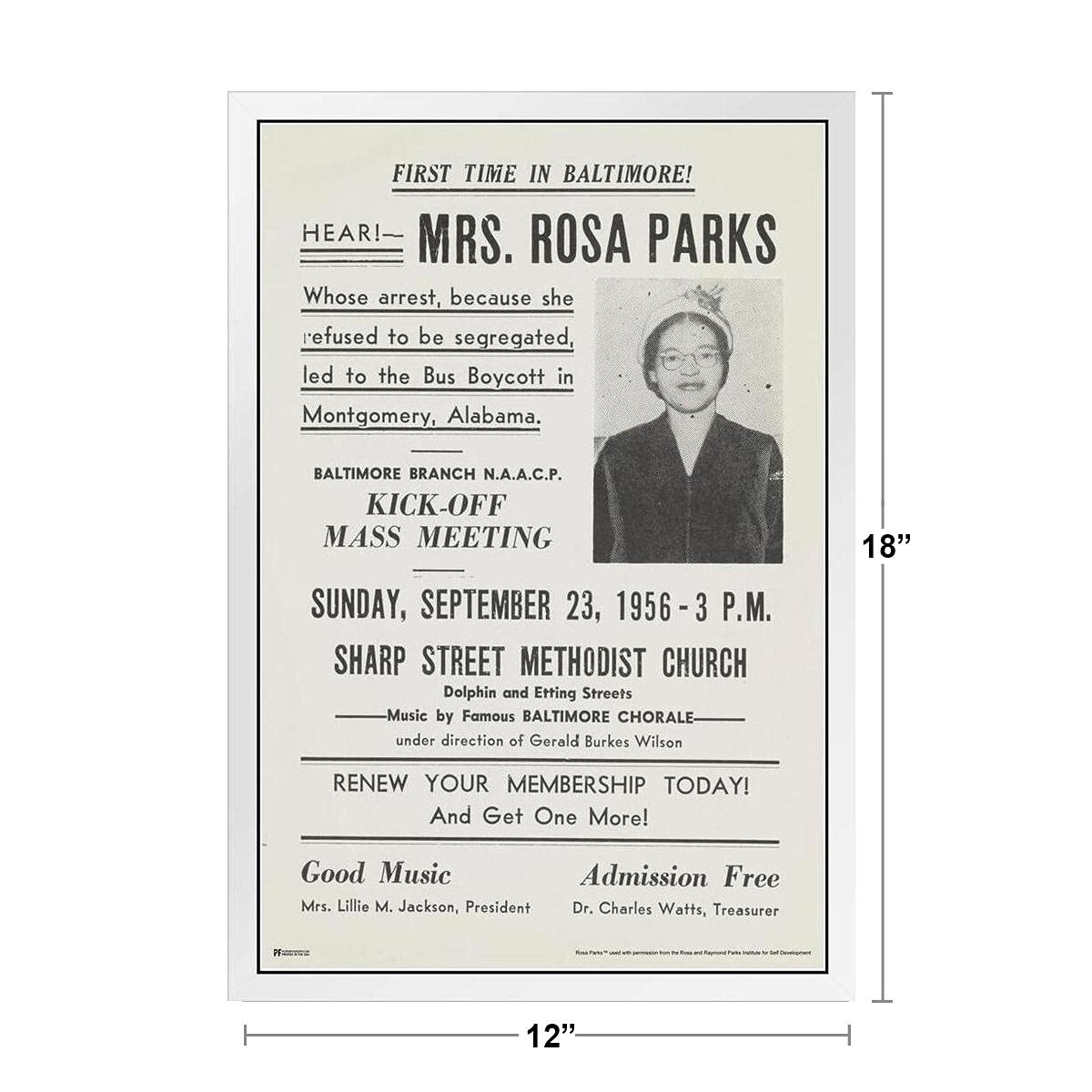 Carteles De Boicot A Los Autobuses De Rosa Parks Amazon.com: Sra. Rosa