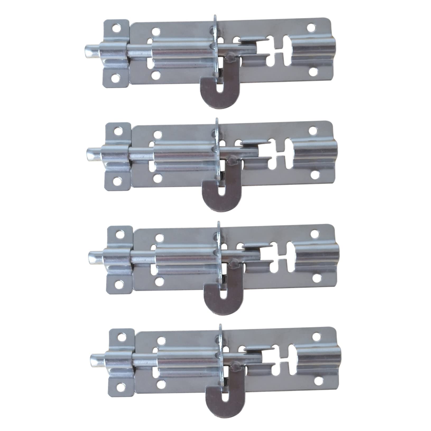 Wooneky 4pcs Plug Stainless Slide Lock Internal Door Locks Door ...