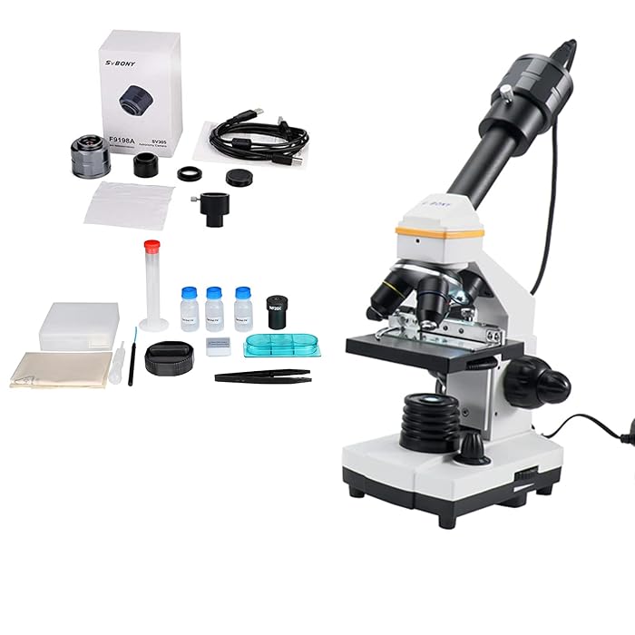 Buy Svbony SV601 Biological Microscope Kit, Compound Microscope With ...