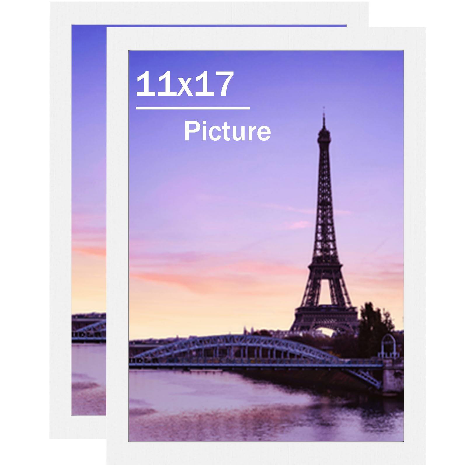 Amazon.com - 11x17 inch Picture Frame Wood Photo Frame Display Pictures ...