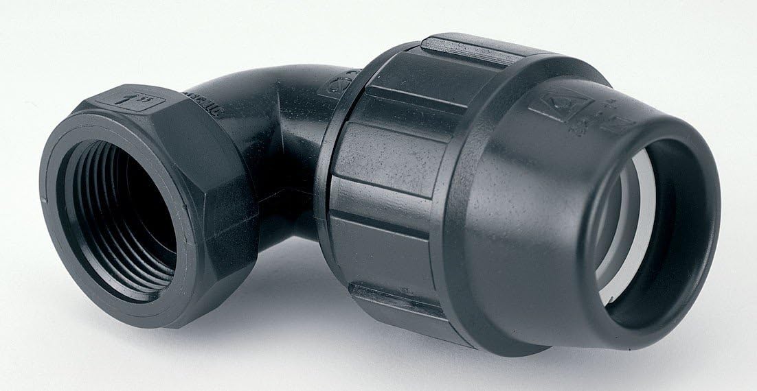 adequa cfp-903 Elbow 90 ° Glass Fibre Reinforced Polypropylene, 90 mm ...