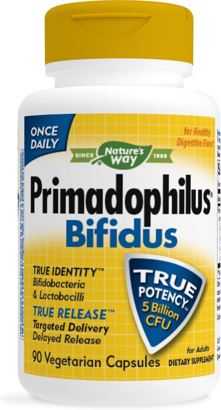 Amazon.com: Nature's Way Primadophilus Bifidus 90 Capsules : Health ...