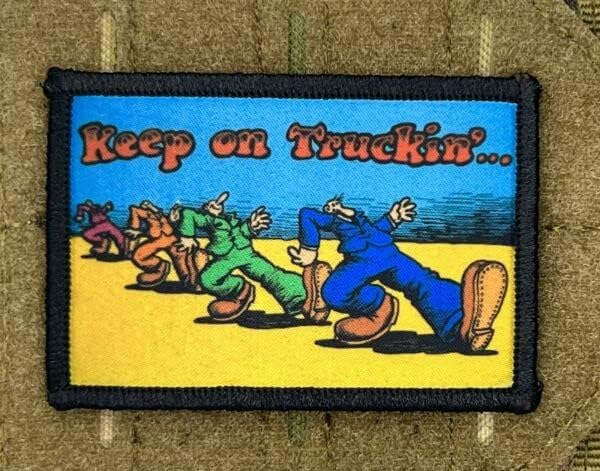 Amazon.com: Dolly Jeans Patches -Keep On Truckin’ Morale Patch/Military ...