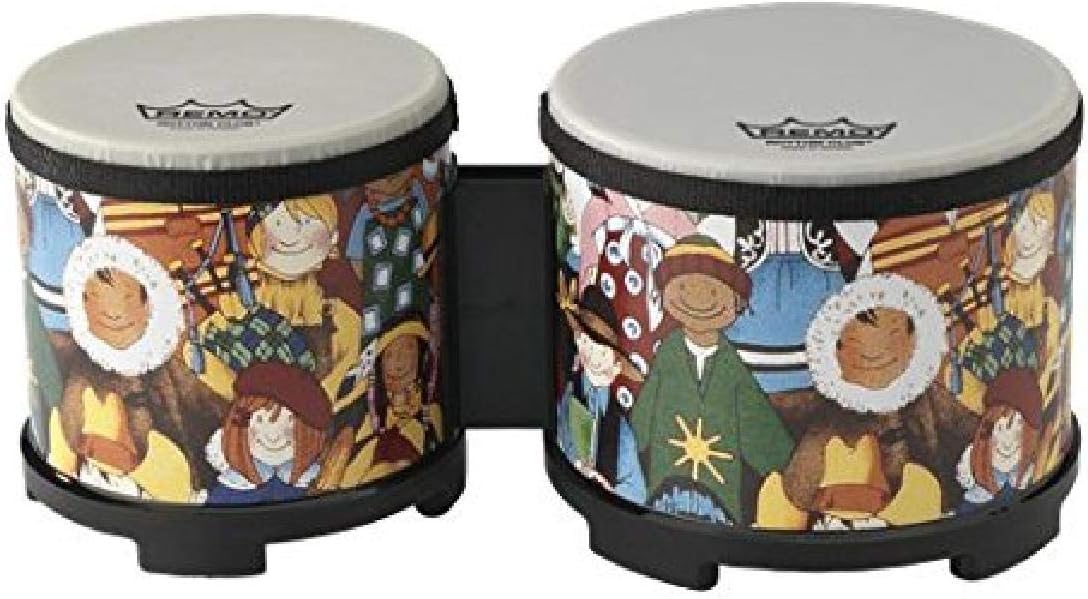 Amazon.com: Remo RH3100-00 3-Piece Drum Set Multi-colored Rhythm Club ...