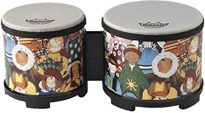 Amazon.com: Remo RH-5600-00 Rhythm Club Bongo Drum - Rhythm Kids, 5"-6 ...