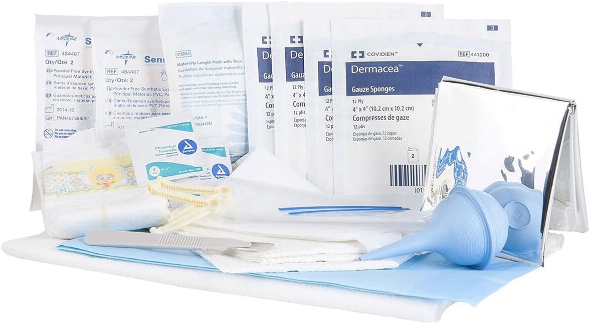 Amazon.com: Curaplex Obstetrical (OB) Kits Plus, Poly-Bagged with ...
