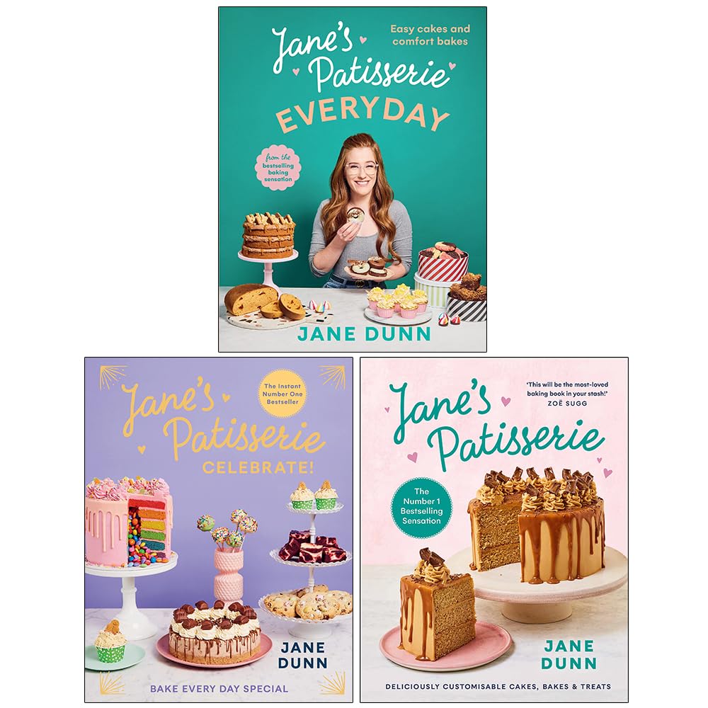 Jane Dunn Collection 3 Books Set (Jane’s Patisserie Everyday, Jane’s ...