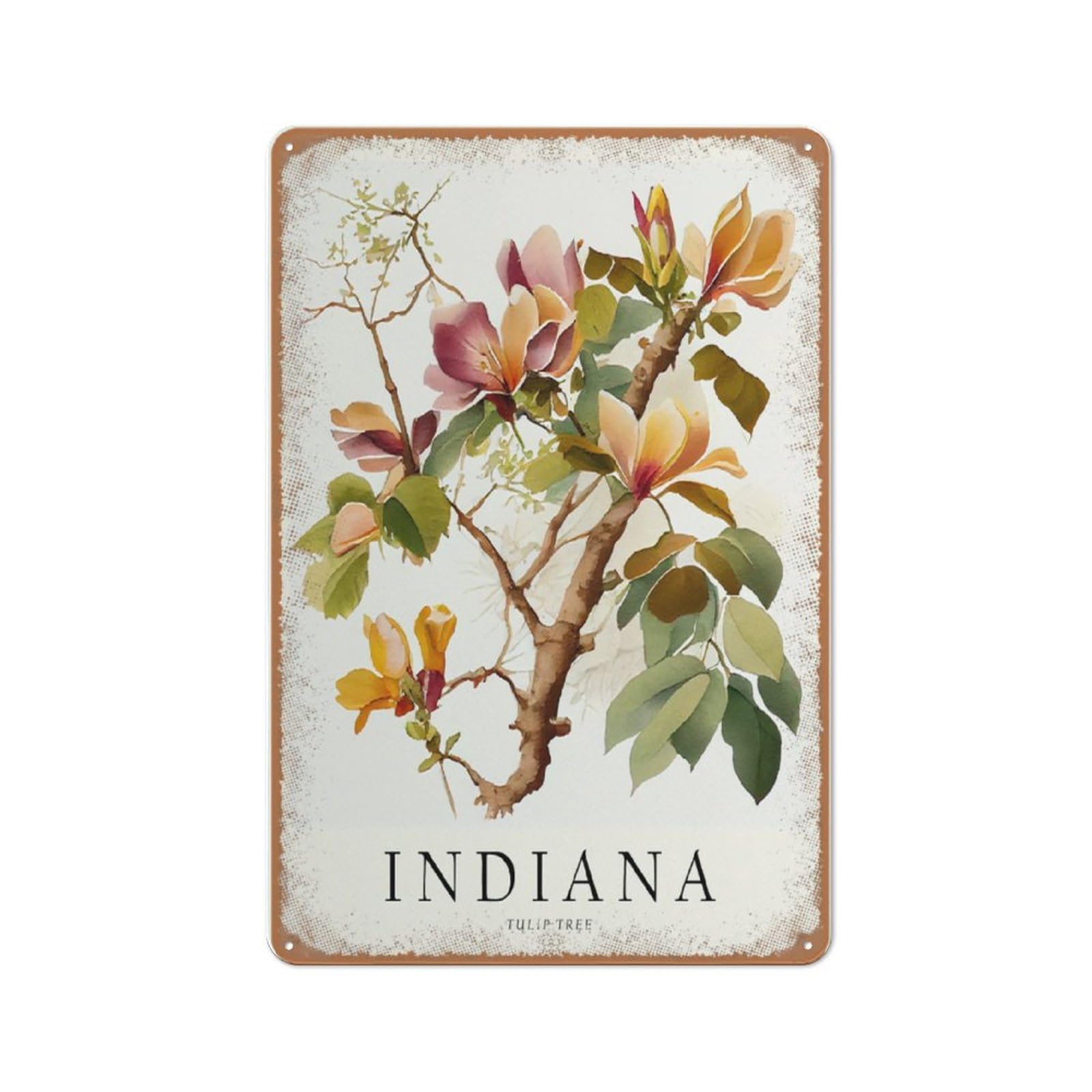 Indiana State Tree Print Turkey Run State Park's 11 Breathtaking