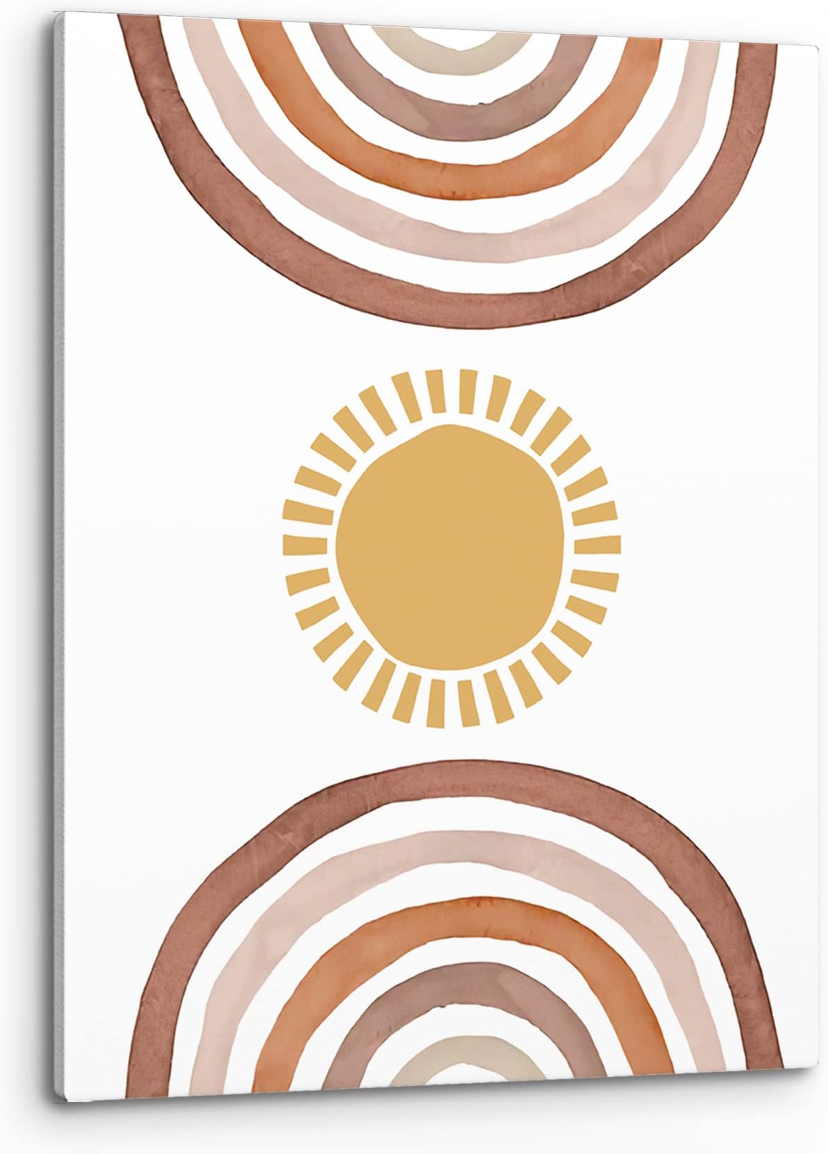 Amazon.com: KEUSPI Summer Boho Sun Desk Decor,Abstract Boho Sun Sunrise ...