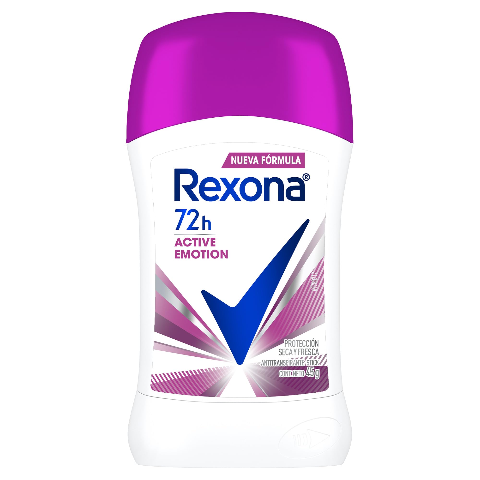 Rexona Antitranspirante Active Emotion En Barra Para Dama 45 G, Pack of ...